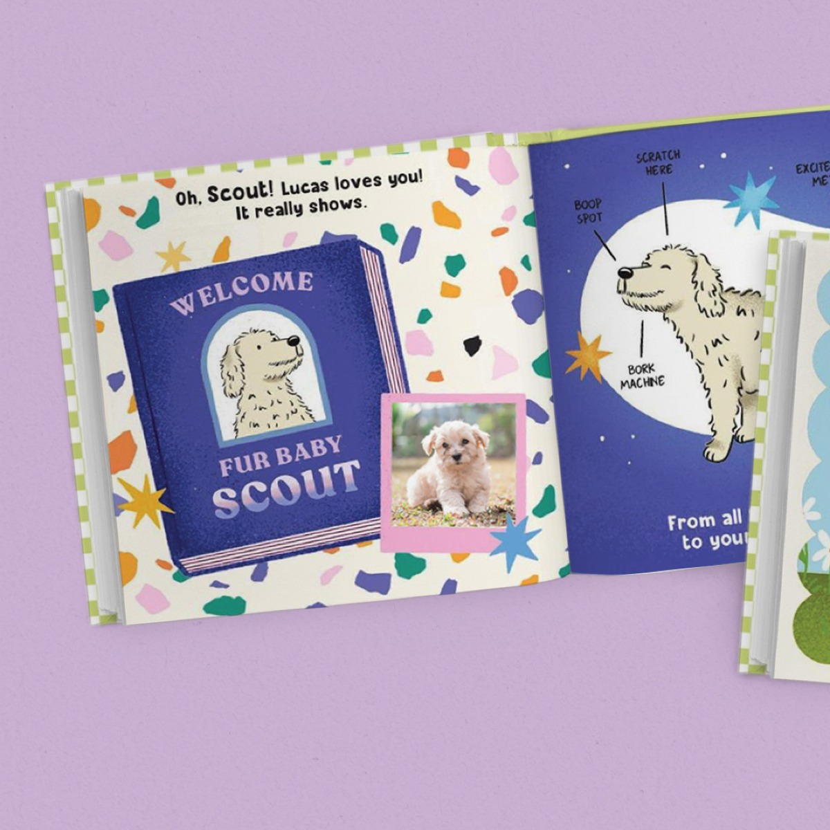 Welcome Fur Baby Personalised Dog Book | I See Me!