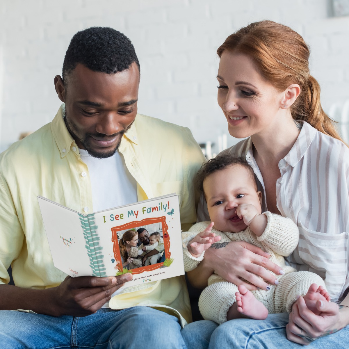 I See My Family! Personalised Photo Board Book | I See Me!