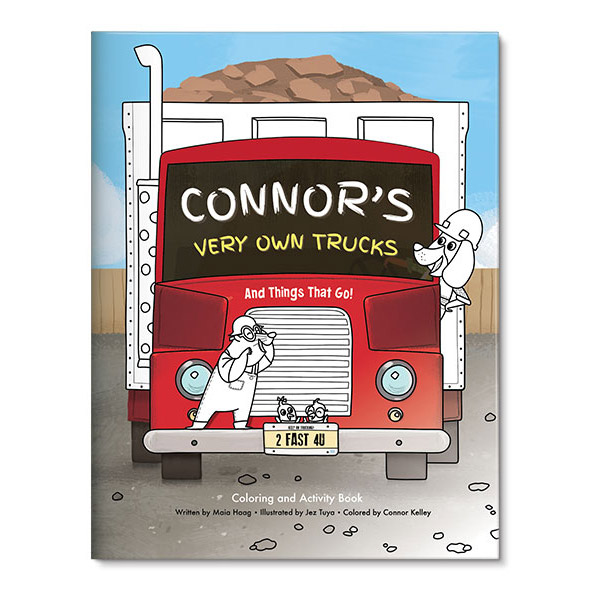 my custom truck coloring book