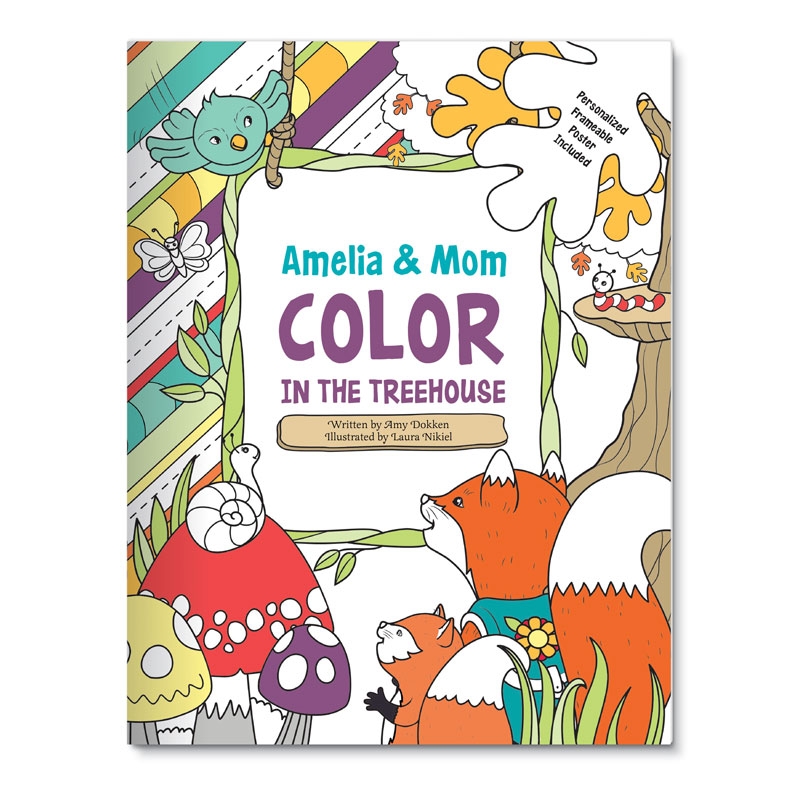 personalized name coloring book