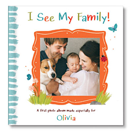 I See My Family! Personalized Photo Board Book | I See Me!