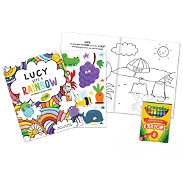 Crayola "Learn Colors" Personalized Coloring Book, Stickers and Crayons ...