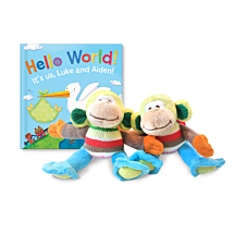 Book for Twins - Hello World! - I See Me!