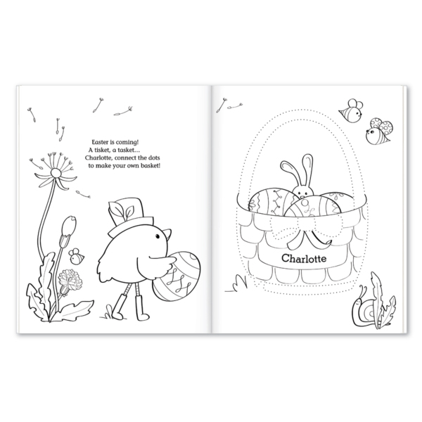Egg-Cellent Easter Personalized Coloring Book - I See Me!