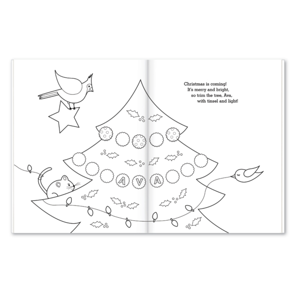 My Very Merry Christmas Personalized Coloring Book - I See Me!