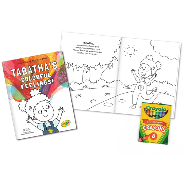 Crayola "Color My Feelings" Personalized Coloring Book and Crayons Gift Set