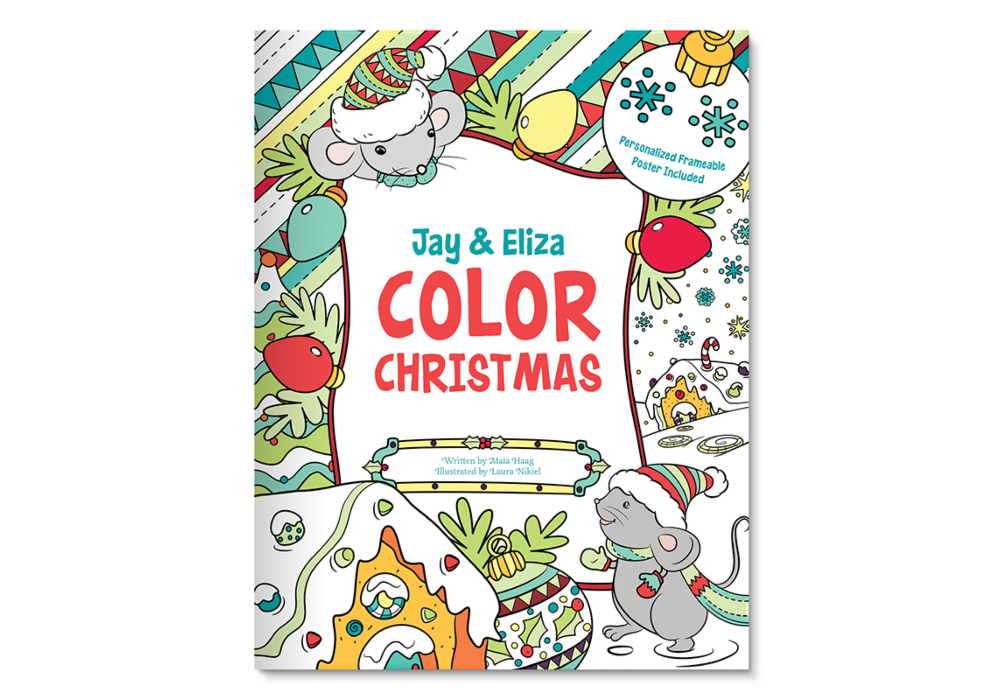 Color Christmas With Me | Christmas Coloring Book | I See Me!