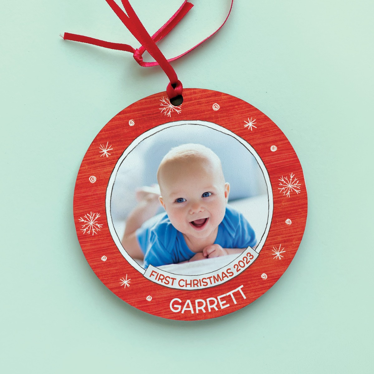 Baby's First Christmas Personalized Ornament